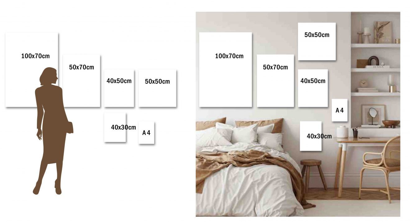 Set 2 postere copii, desen urs panda in barcuta si girafa