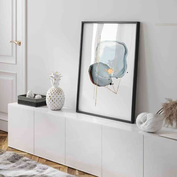 Tablou Poster abstract forme geometrice neregulate NO.5